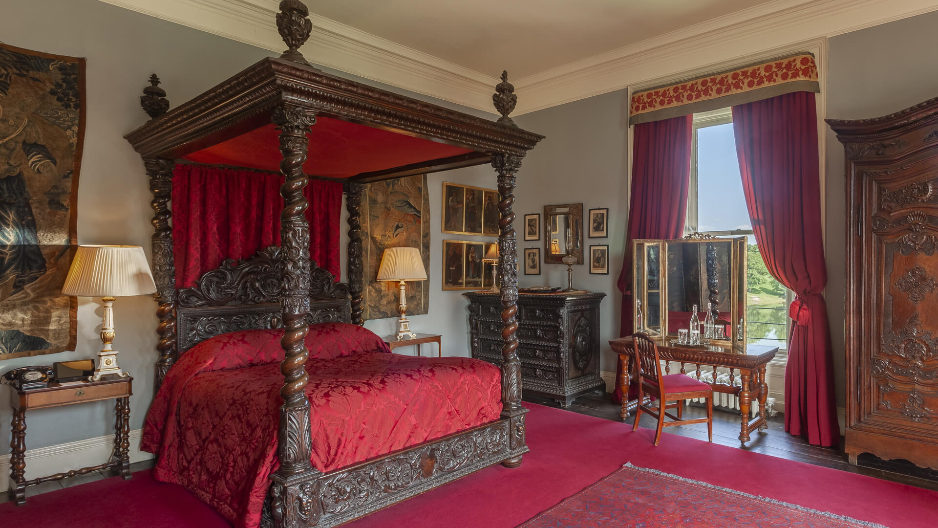 The Mauve Room | Castles To Stay In Ireland | Castle Leslie